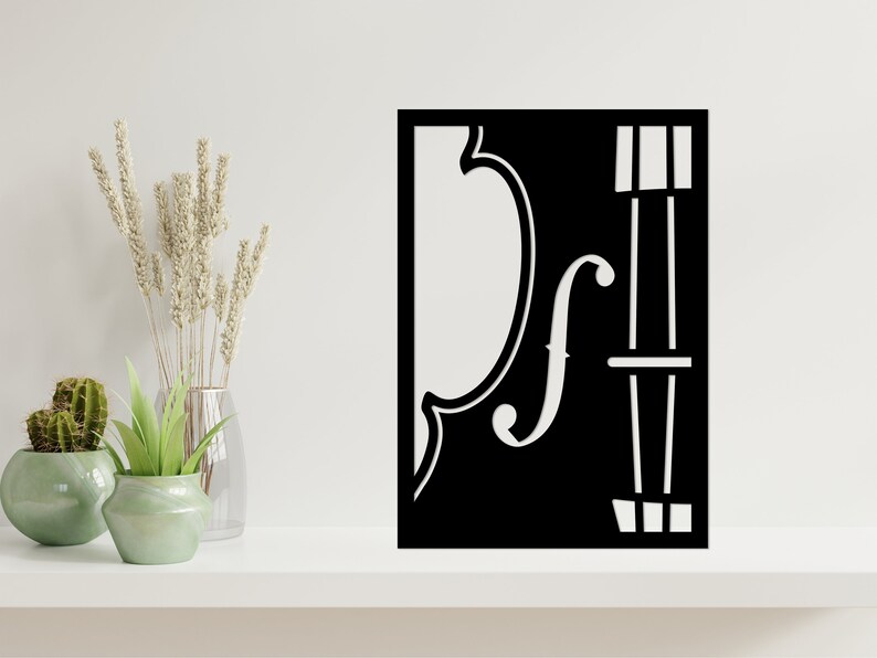 Violin Svg, Cello Svg, Vector Cut File for Cricut, Laser Cut Silhouette ...