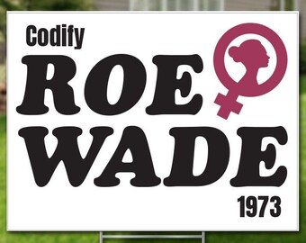 Protect Roe Sign - Etsy