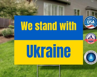 Ukraine Yard Sign - Etsy
