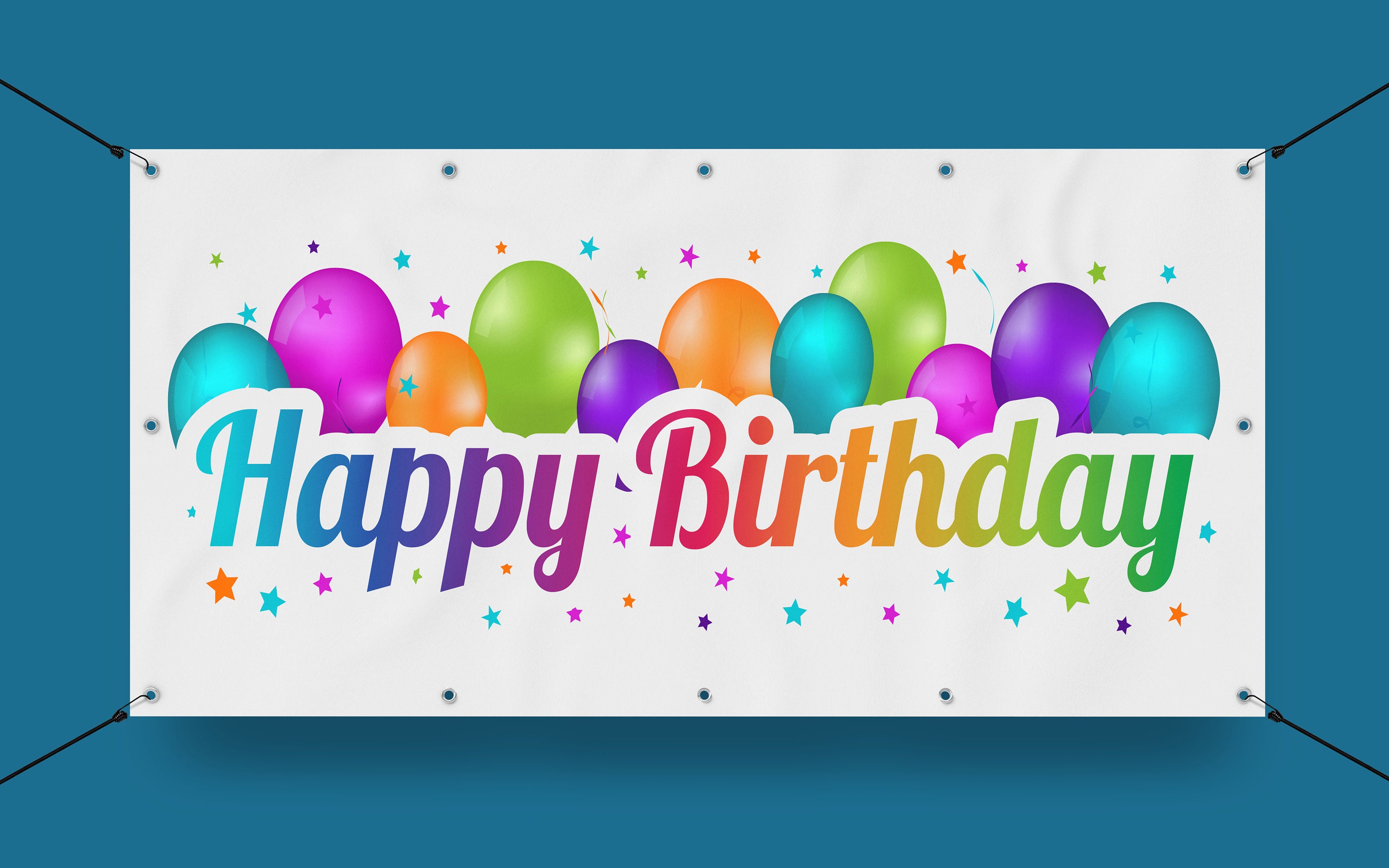 Custom Vinyl Banner Full Color Birthday Banners Wedding | Etsy
