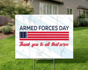 Armed Forces Sign - Etsy