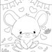 Cute Valentine Animals Coloring Pages Set 2 - Etsy