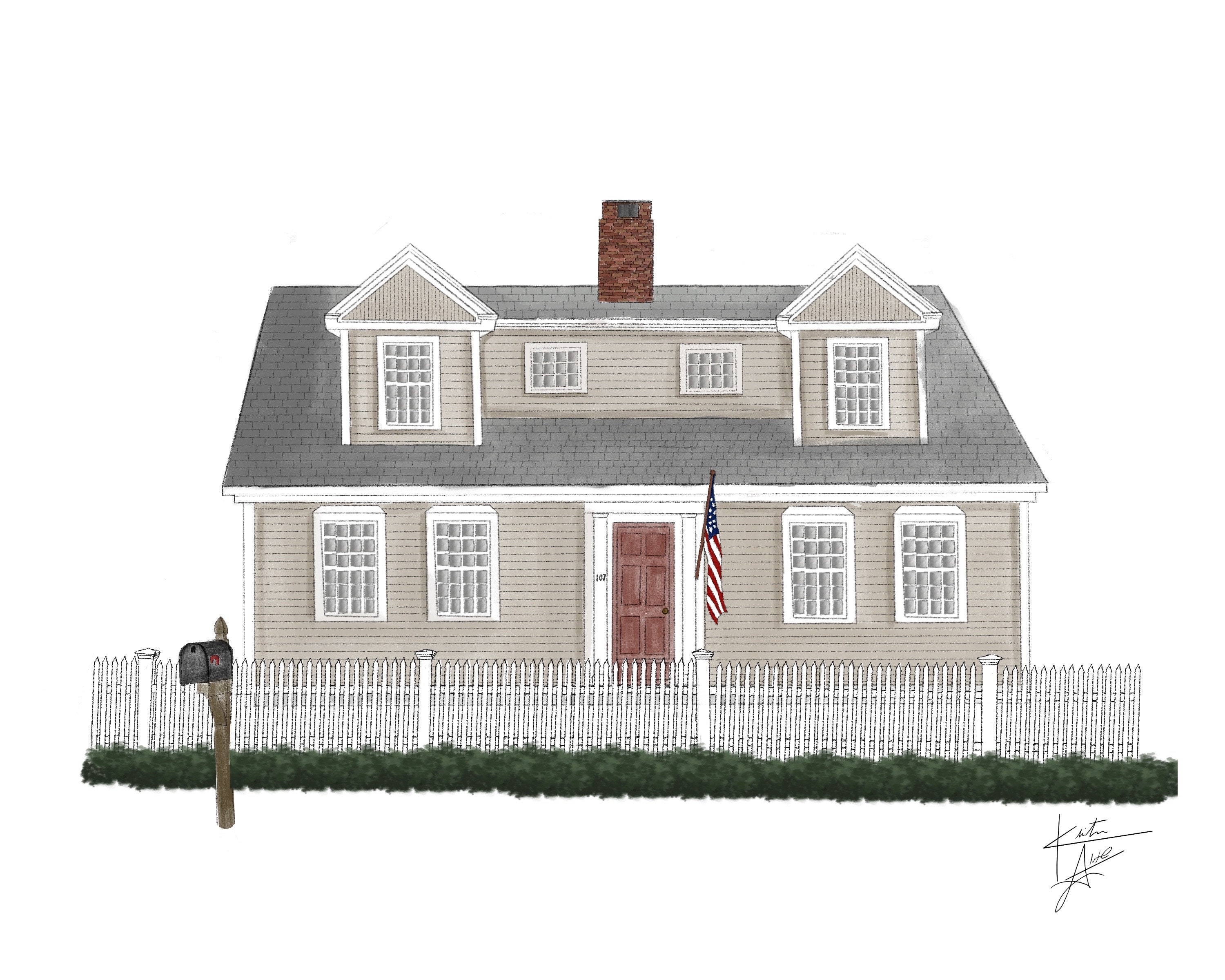 Personalized House Portraits - Etsy