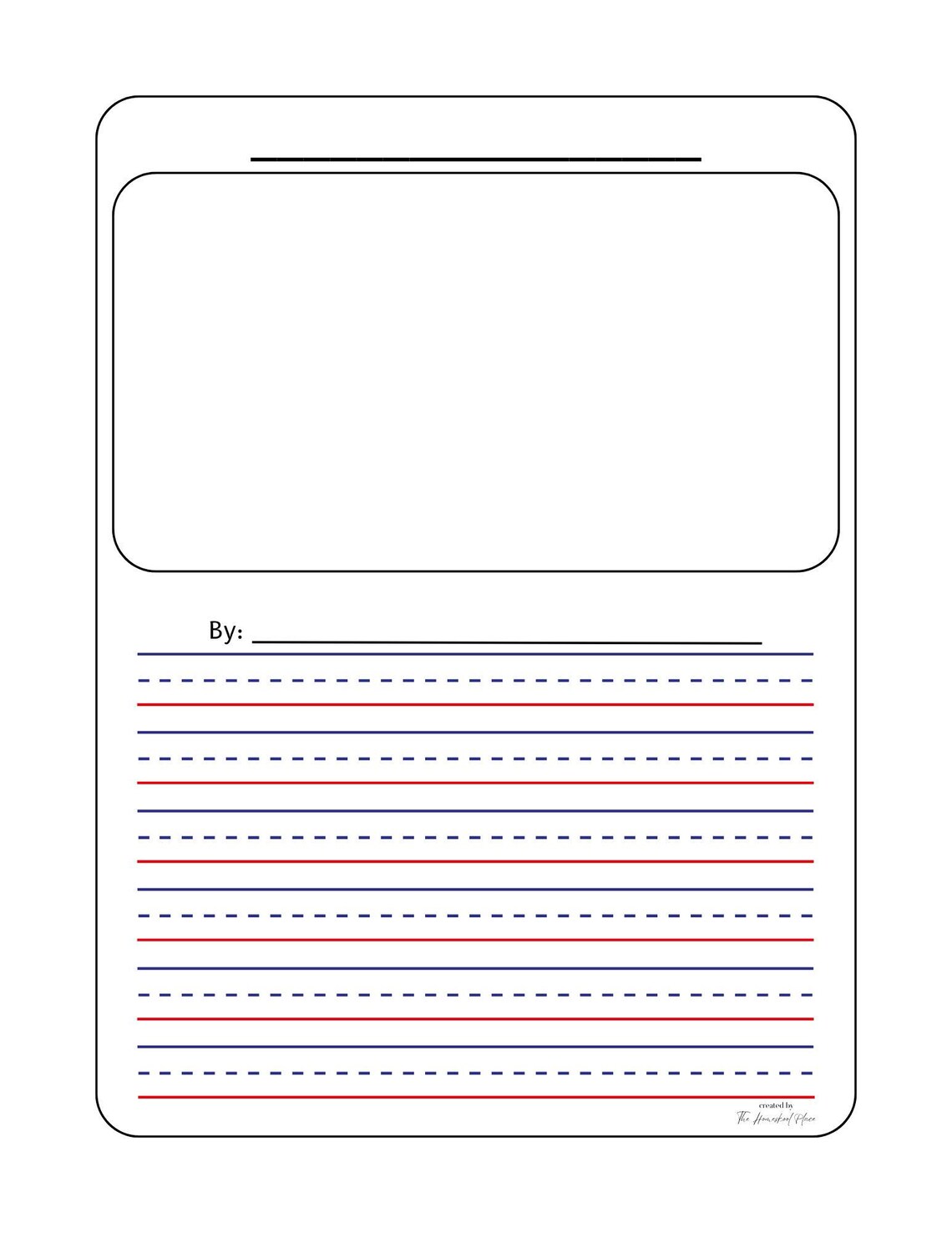 Elementary Story Lined Paper Set - 3 Pcs - Etsy