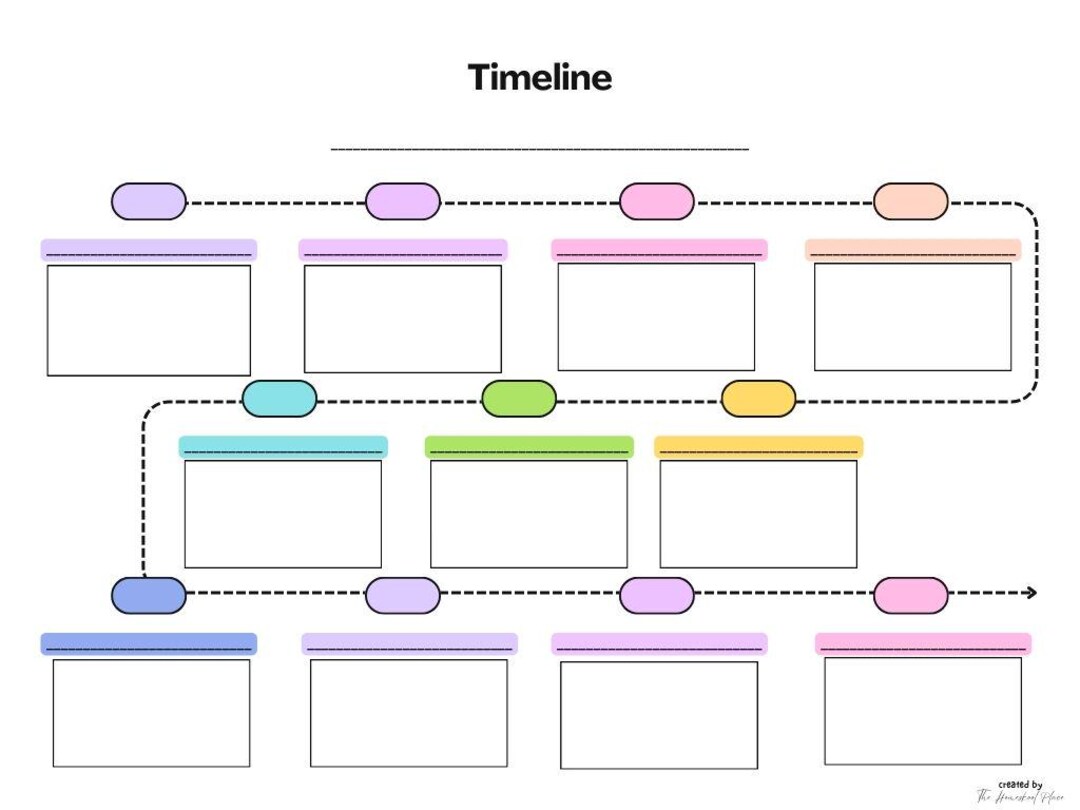 Timelines Templates - Etsy