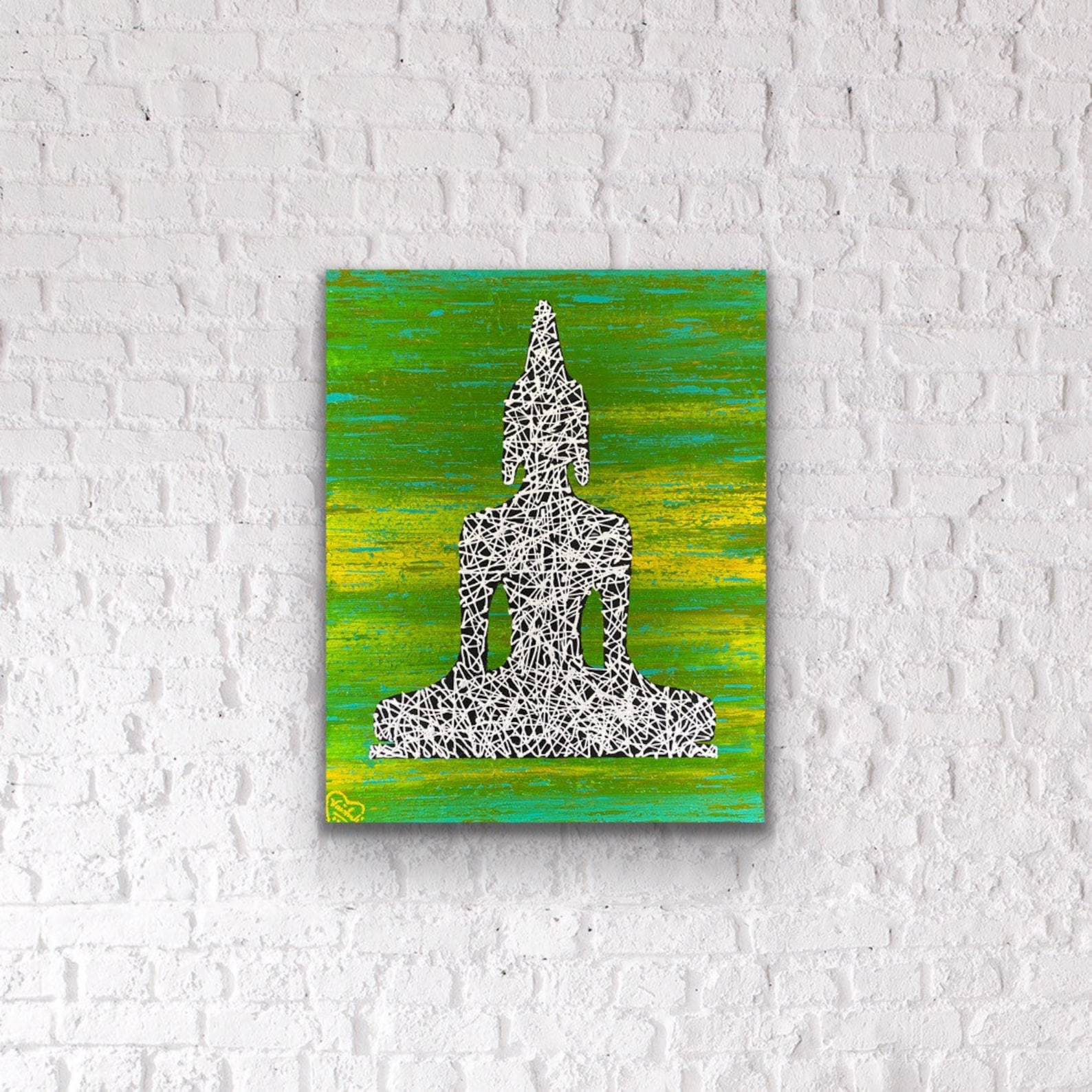 Original Buddha Abstract Painting, Buddha Painting, Buddha Abstract Art ...