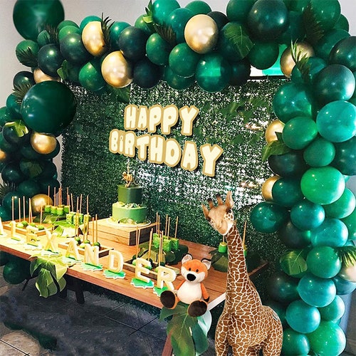 147pcs Jungle Safari Theme Party Balloon Garland Kit Animal - Etsy