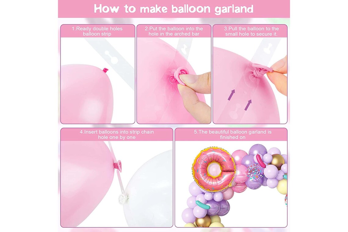 139pcs Pastel Donut Balloon Garland Arch Kit Donut Sweet One - Etsy