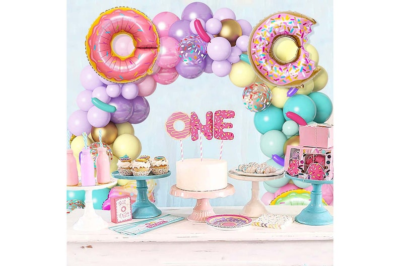 139pcs Pastel Donut Balloon Garland Arch Kit Donut Sweet One - Etsy