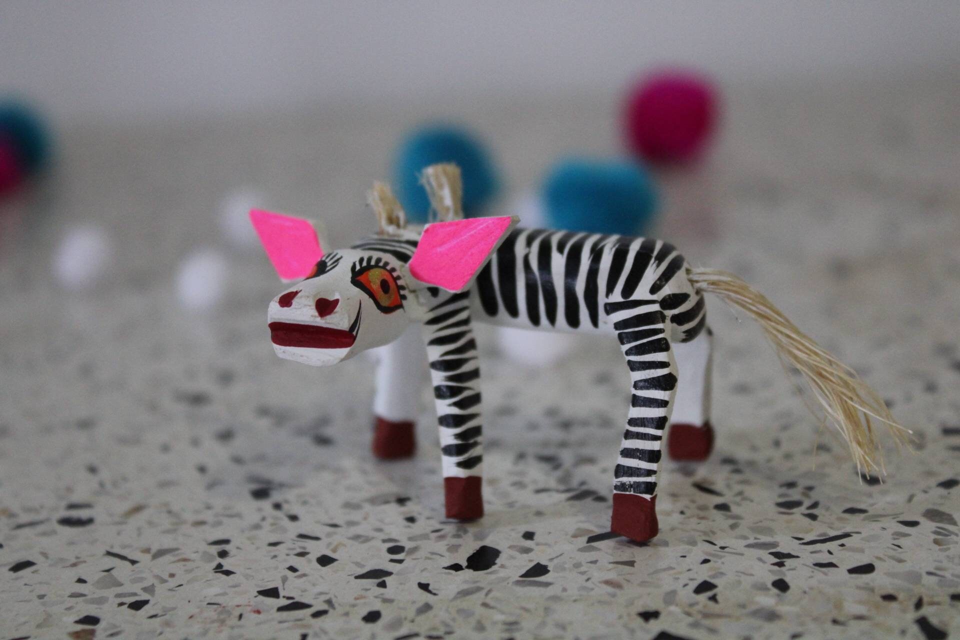 Alebrije Zebra Alebrijes De Oaxaca Alebrije Coco Oaxaca - Etsy