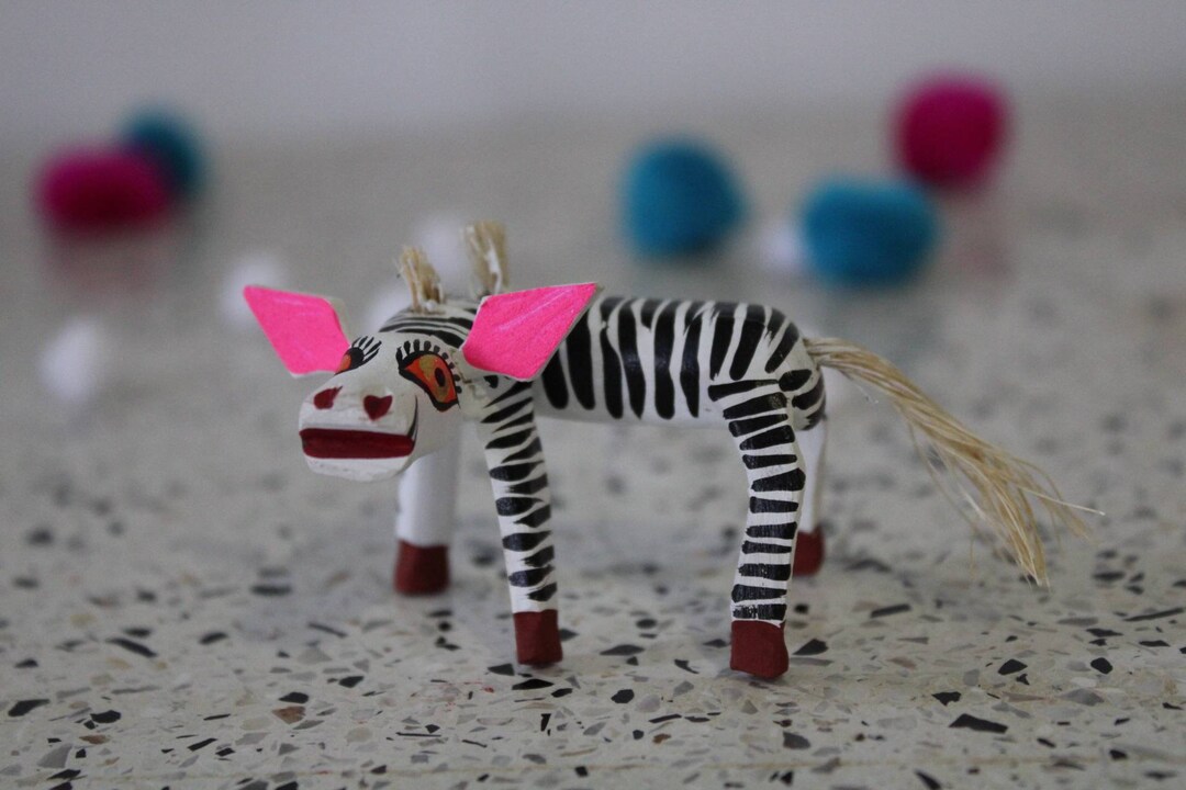 Alebrije Zebra Alebrijes De Oaxaca Alebrije Coco Oaxaca - Etsy