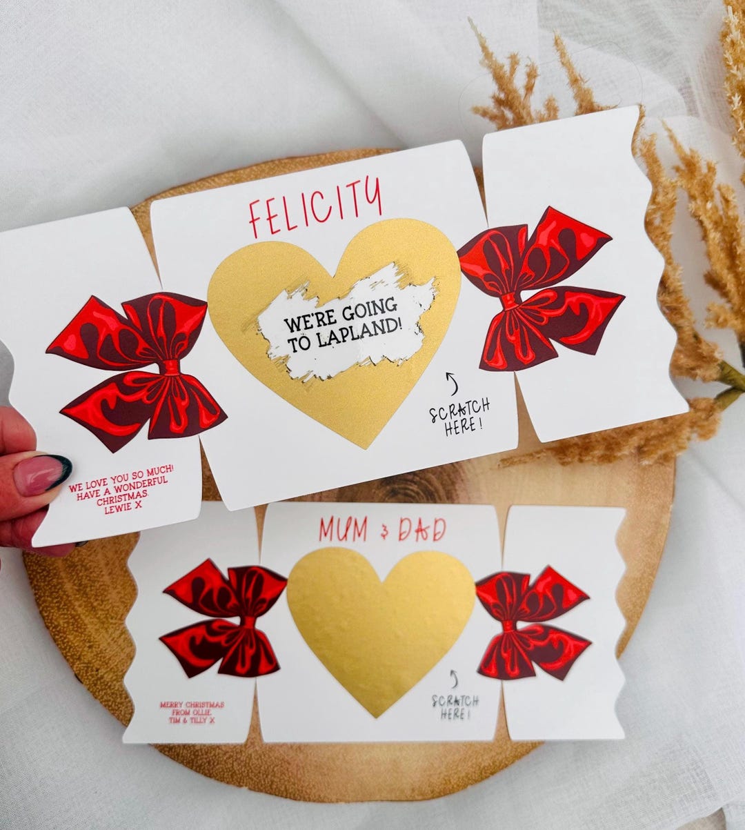 Christmas Scratch Card Gift | Christmas Cracker | Scratch Ticket | Gift ...