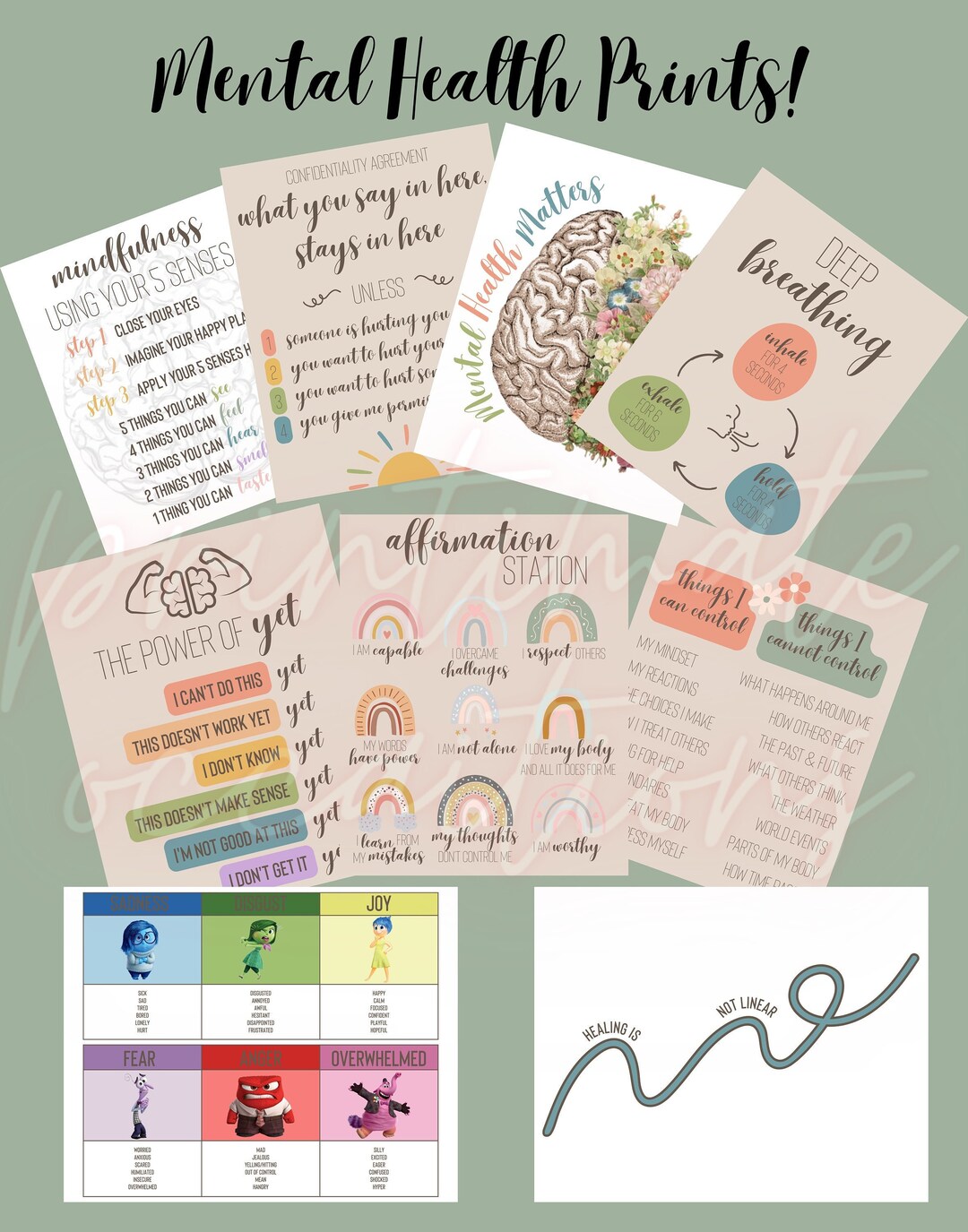 Mental Health Signs, Counselor, Social Worker, Psychologist, Office or ...