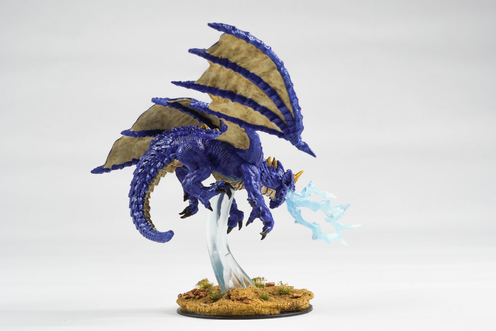 Painted D&D Blue Dragon Miniature | Etsy