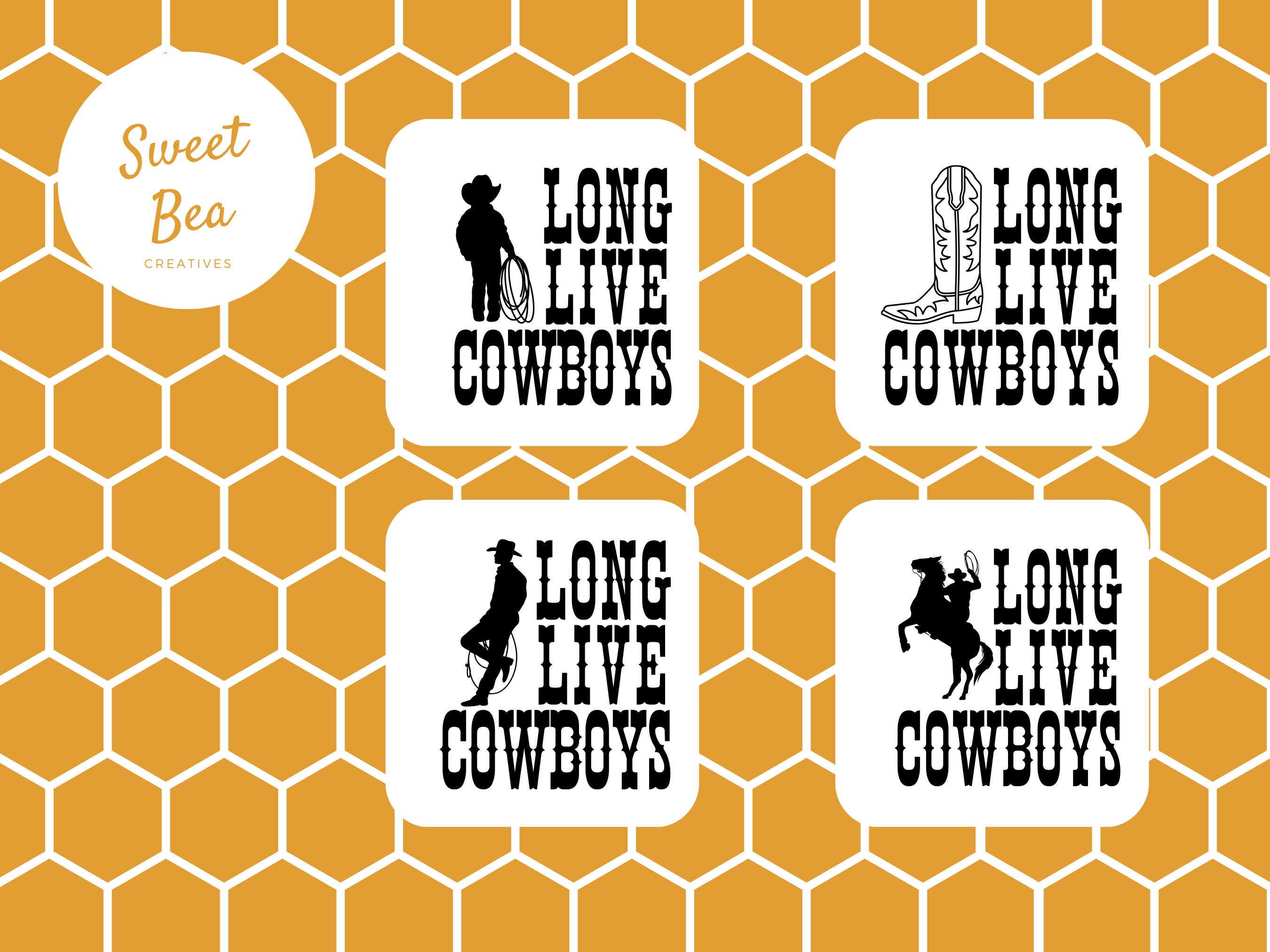 Long Live Cowboys SVG - Etsy