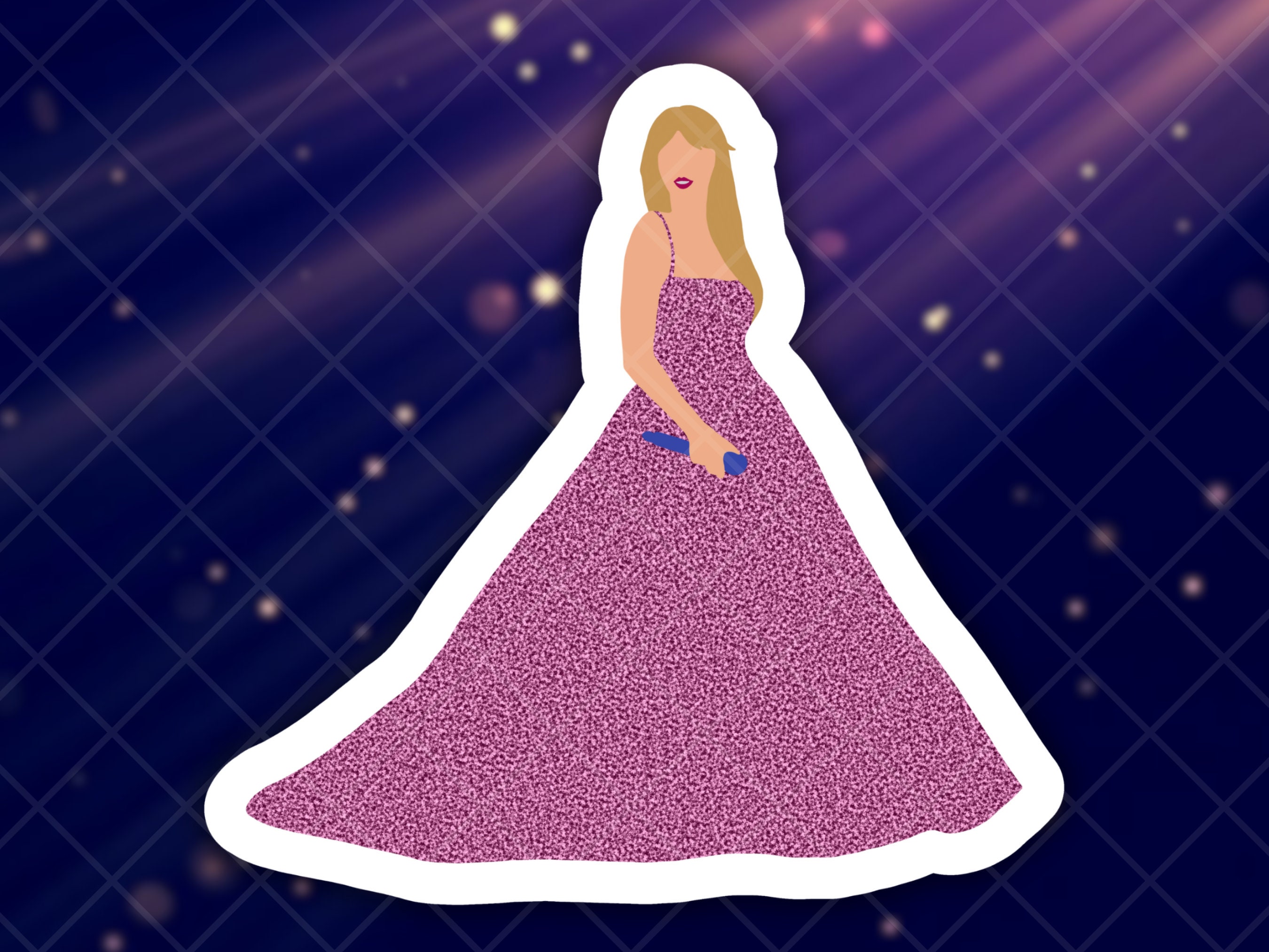 Speak Now Dress Sticker Taylor Merch Decal TS Sticker Speak Now Eras ...