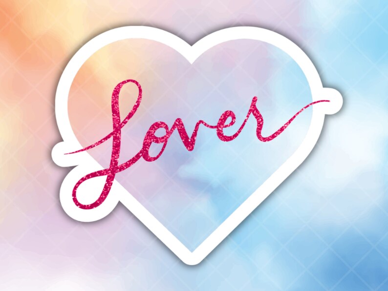 Lover Sticker Taylor Merch Decal TS Sticker Swiftie Sticker Lover ... Lover Sticker Taylor Merch Decal TS Sticker Swiftie Sticker Lover ...