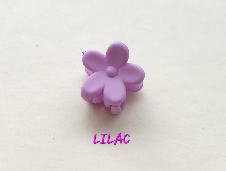 1 Miniature Hair Clip Periwinkle Hair Clip Baby Barrette - Etsy