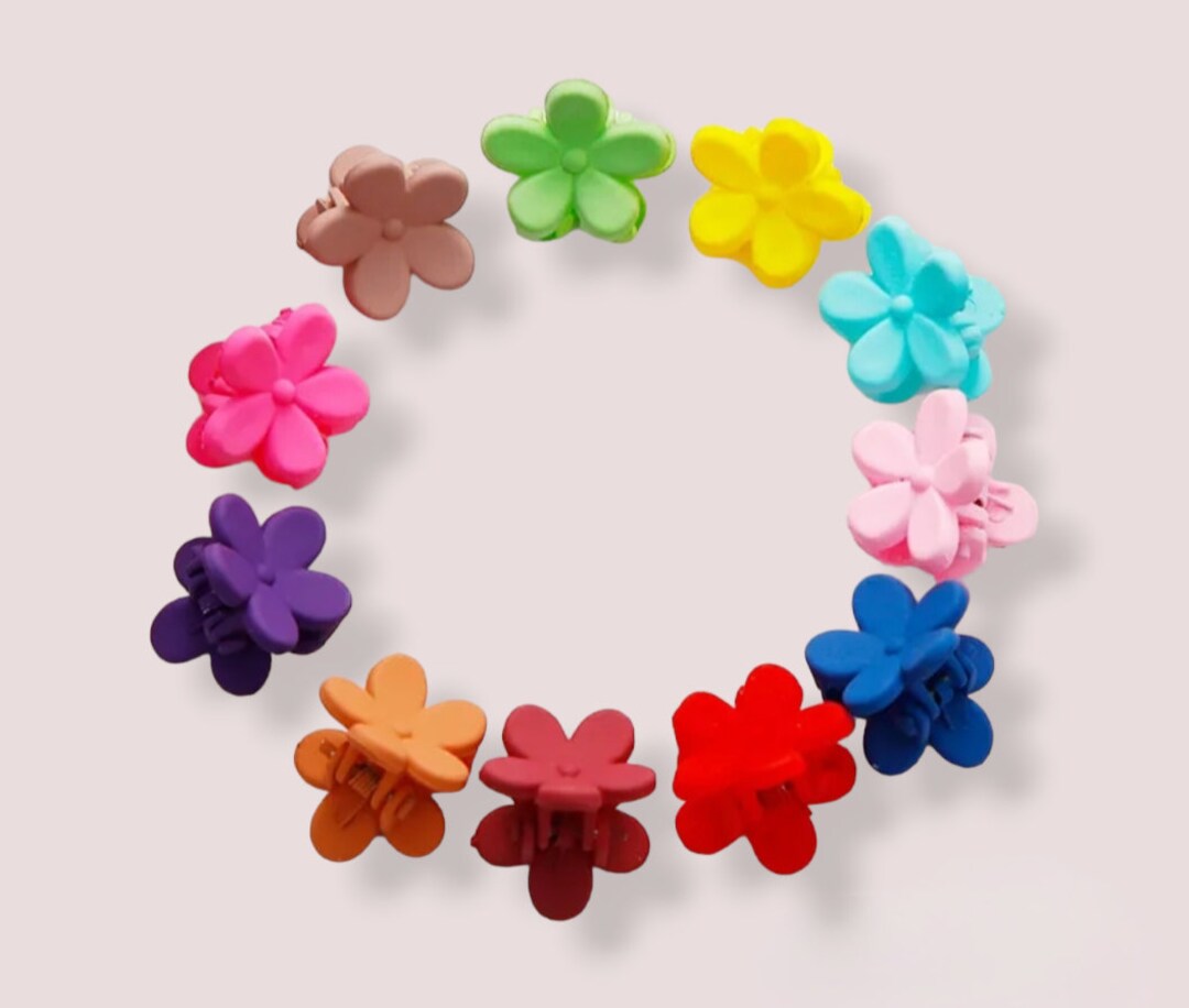 1 Miniature Hair Clip, Periwinkle Hair Clip, Baby Barrette, Doll Hair ...