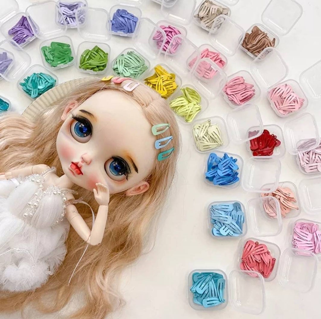 2 Miniature Hair Clips, 3cm Hair Clip, Doll Hair Accessories, Hair Clip ...