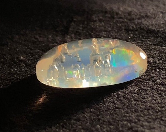 RARE Contra Luz Opal From Mexico. for Collectors, 15 Ct. of Brilliant ...