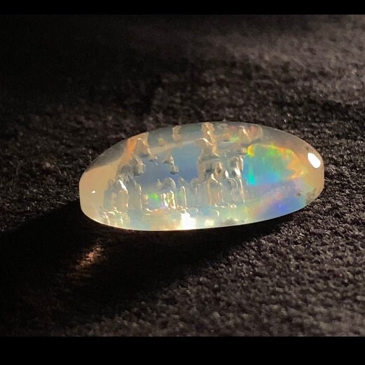 RARE Contra Luz Opal From Mexico. for Collectors, 15 Ct. of Brilliant ...