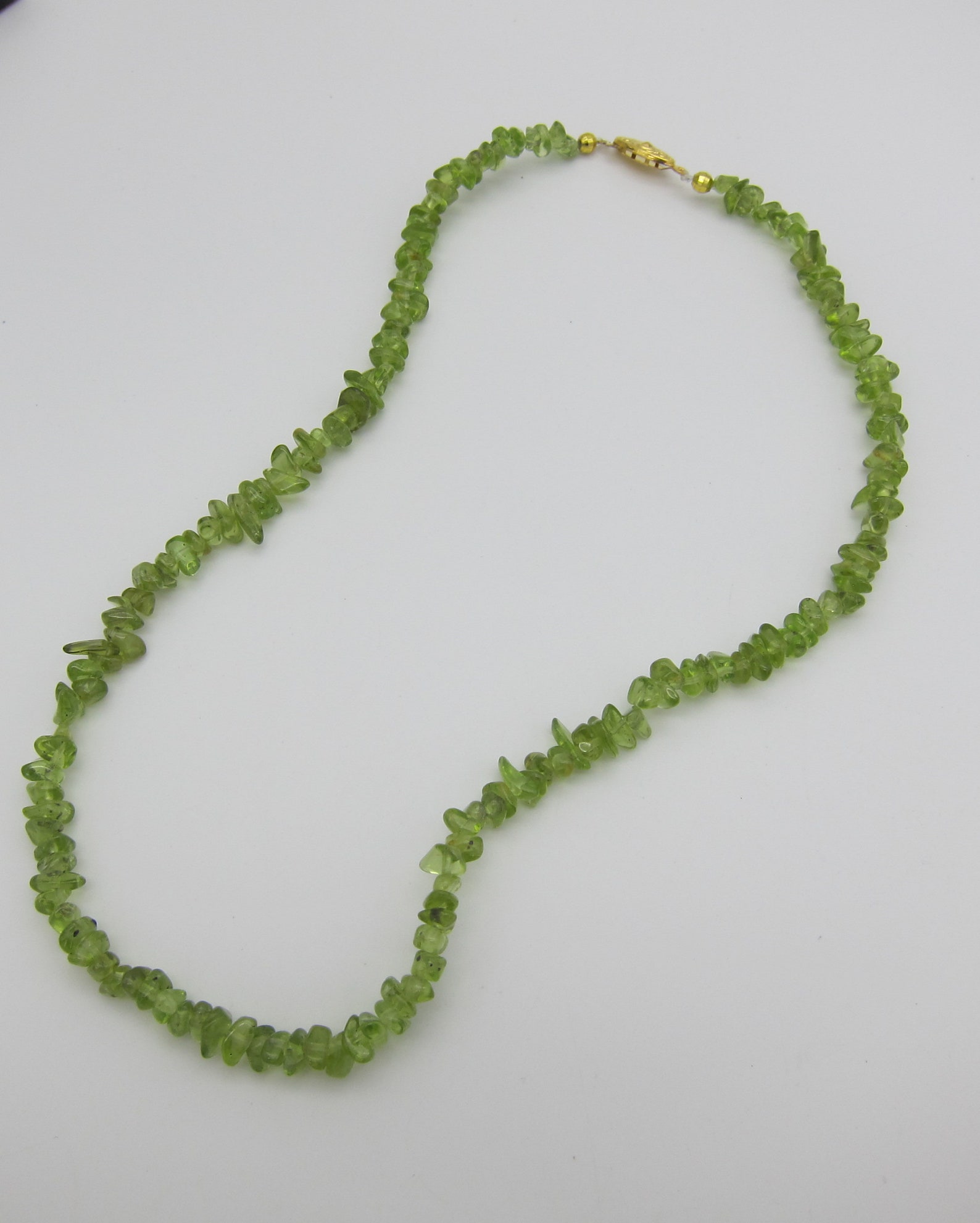 Genuine Olivine (peridot) "hawaiian Diamond" Necklace and Bracelet ...