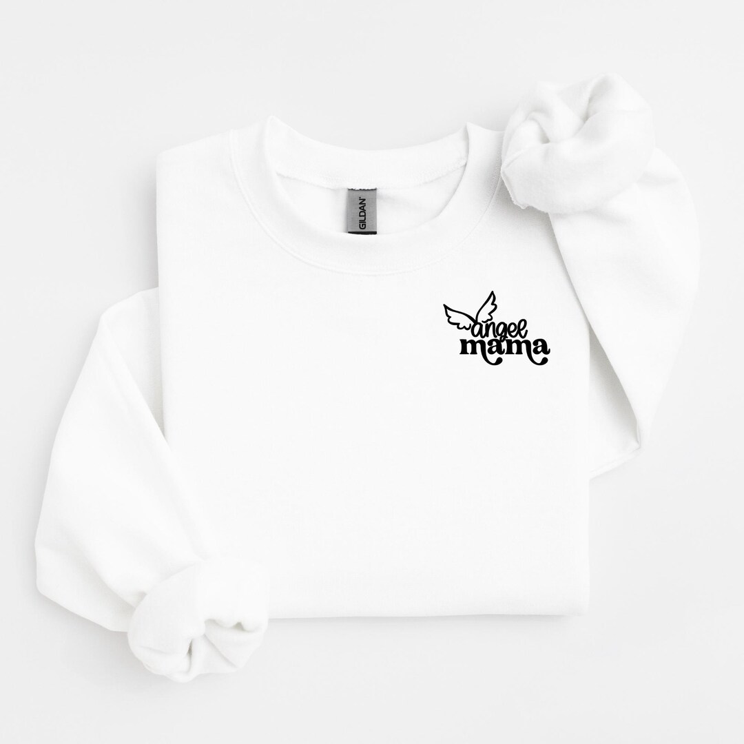 Angel Mama Sweatshirt, Angel Baby Fertility Sweater, Angel Mom Gift ...