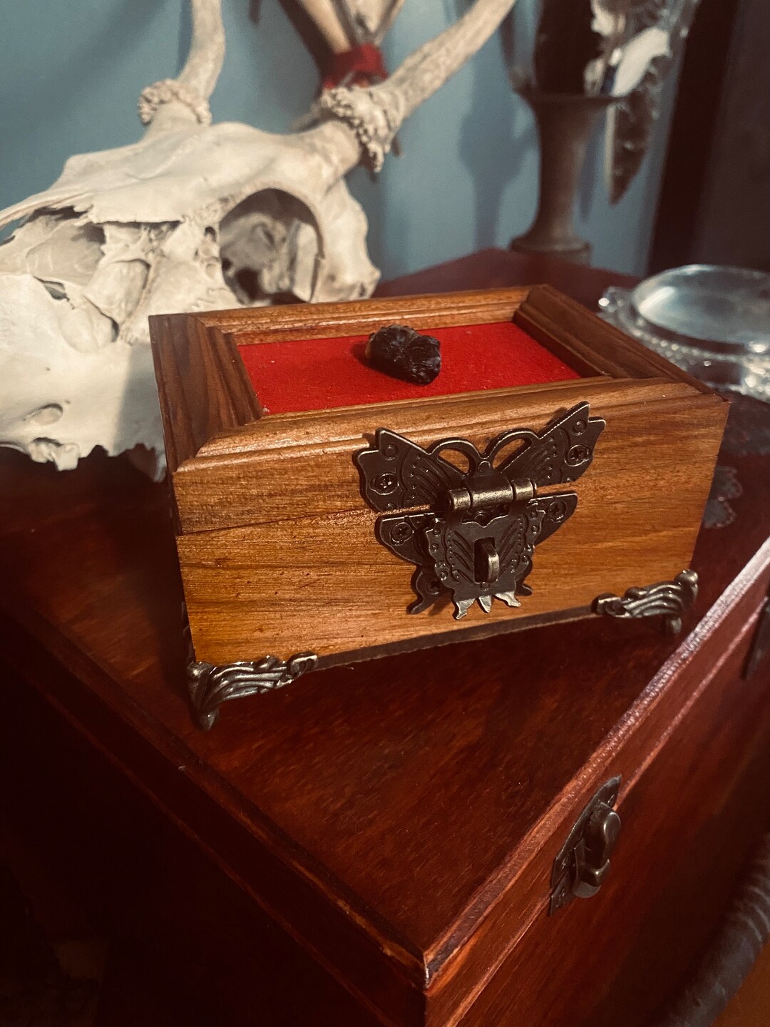 Raven Heart Witch Box Witch Witchcraft Altar Tool - Etsy