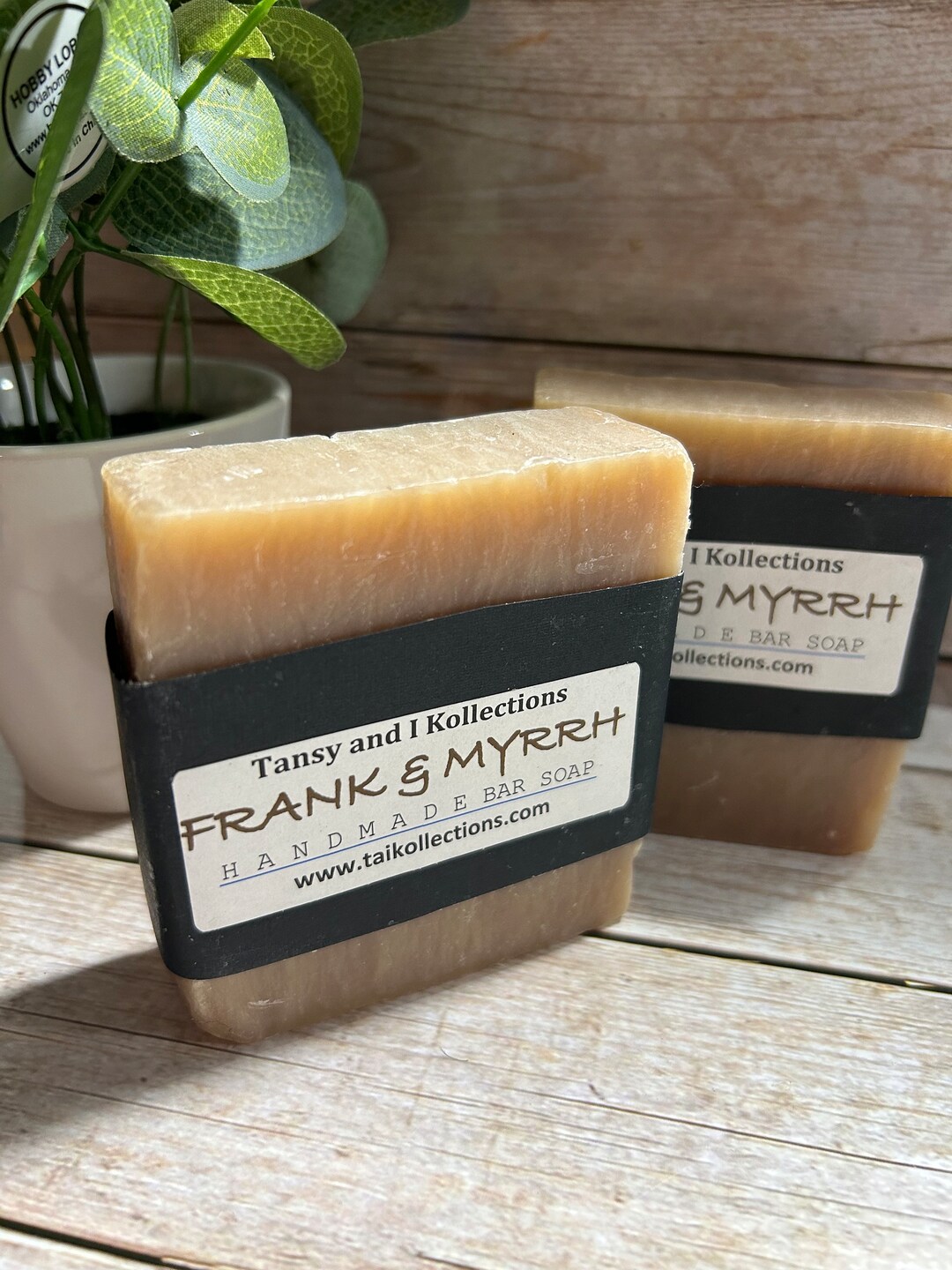 Frank & Myrrh Bar Soap - Etsy
