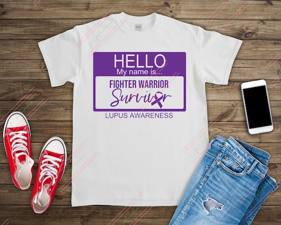 Hello Survivor Lupus Awarness SVG PNG - Etsy