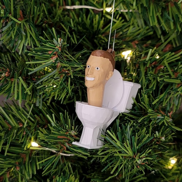 Skibidi Toilet Ornament - Etsy