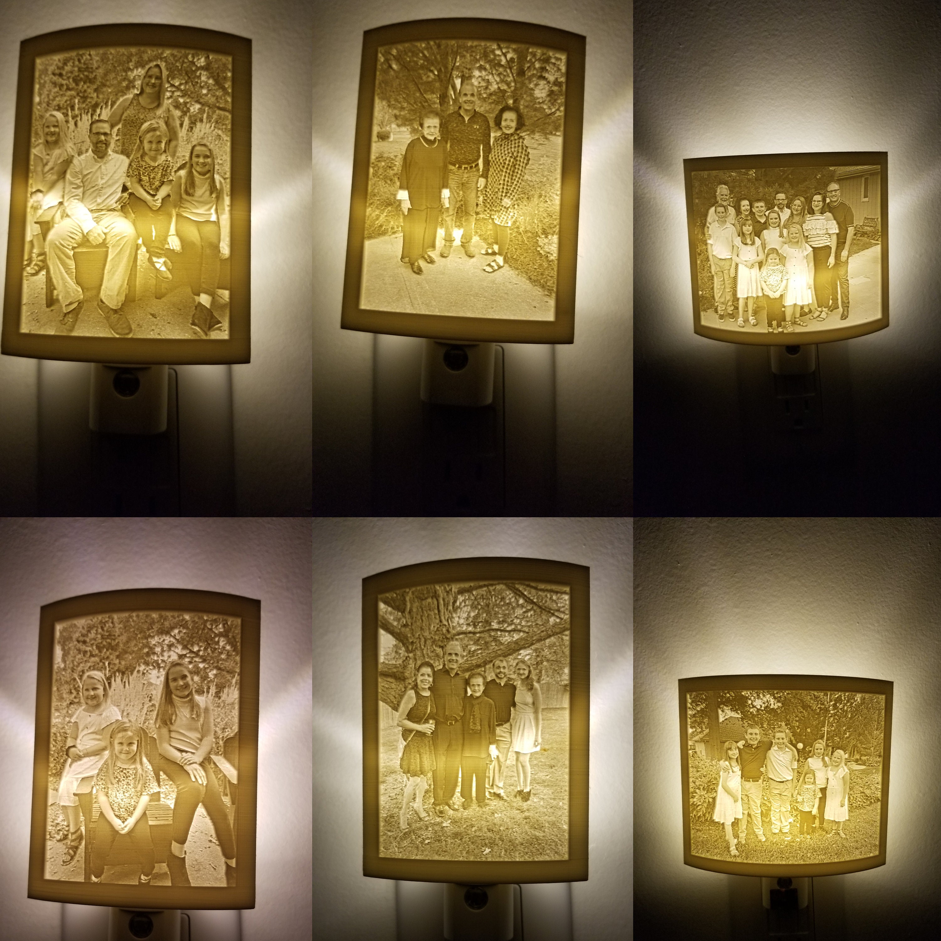 3D Printed Lithophane Nightlights - Etsy