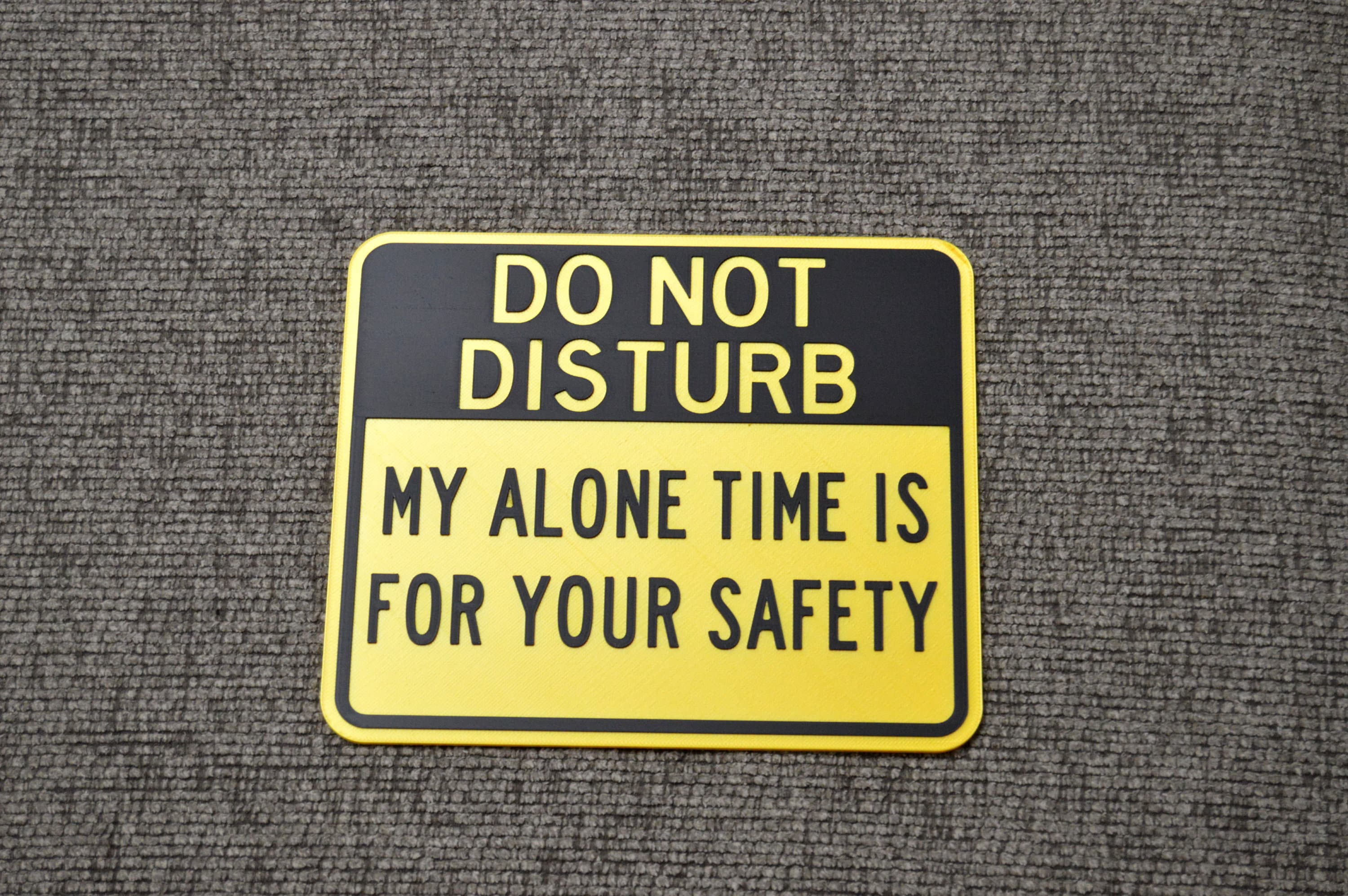 Do Not Disturb Alone Time Sign - Etsy