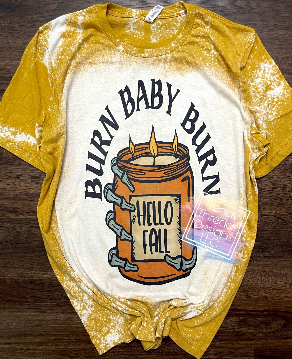Fall Shirt Burn Baby Burn Shirt Fall Skellie Hand Shirt Skellie Shirt ...