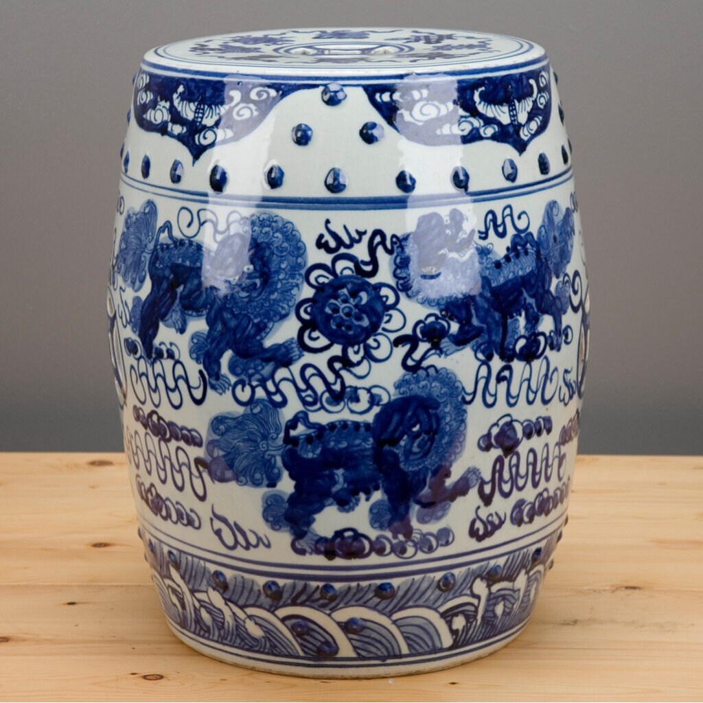 Dragon garden stool store