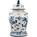 Classic Blue and White Lidded Lion Jar Dragon 18.5''H - Etsy