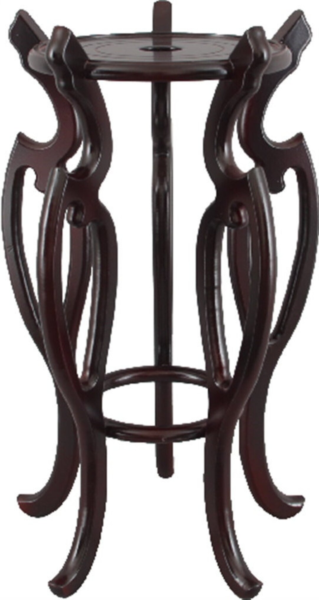 Fishbowl Tall Wood Stand-27''h - Etsy