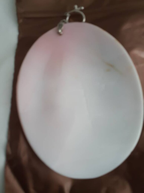 Vintage Amadeo Italian Carved Shell Silver Cameo Pend… - Gem