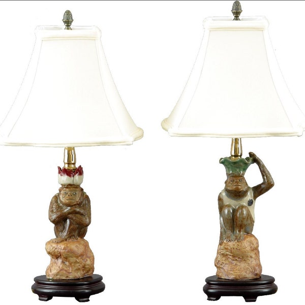 Monkey Lamp - Etsy