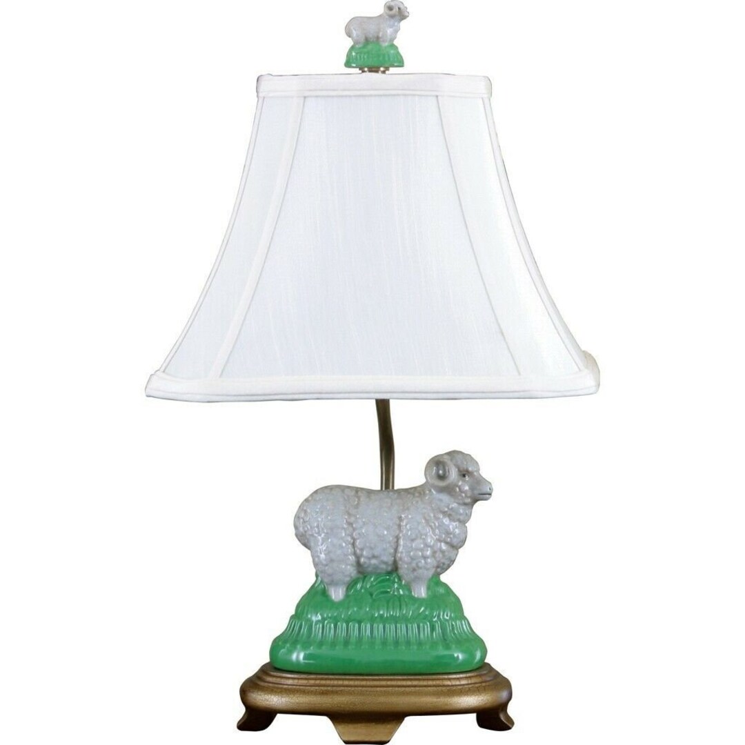Vintage Style Petit Porcelain Sheep Lamp-20''h - Etsy