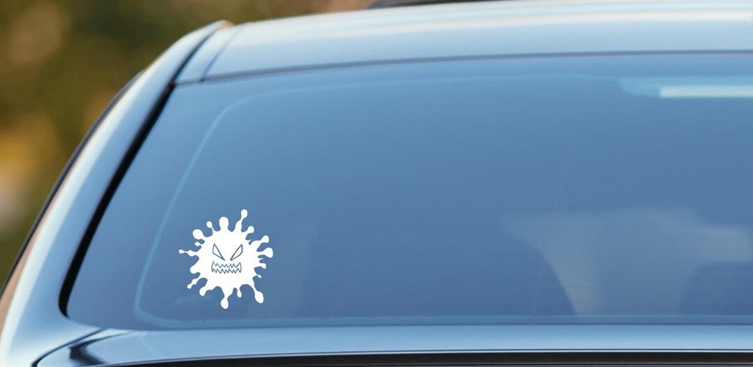 Splat Funny Car Sticker, Vinyl Decal, Laptop, Van, Tractor, Offroad ...