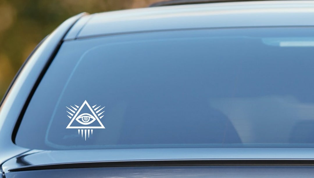 All Seeing Eye, Eye of Providence Sticker, Occult, Pyramid, Talisman ...