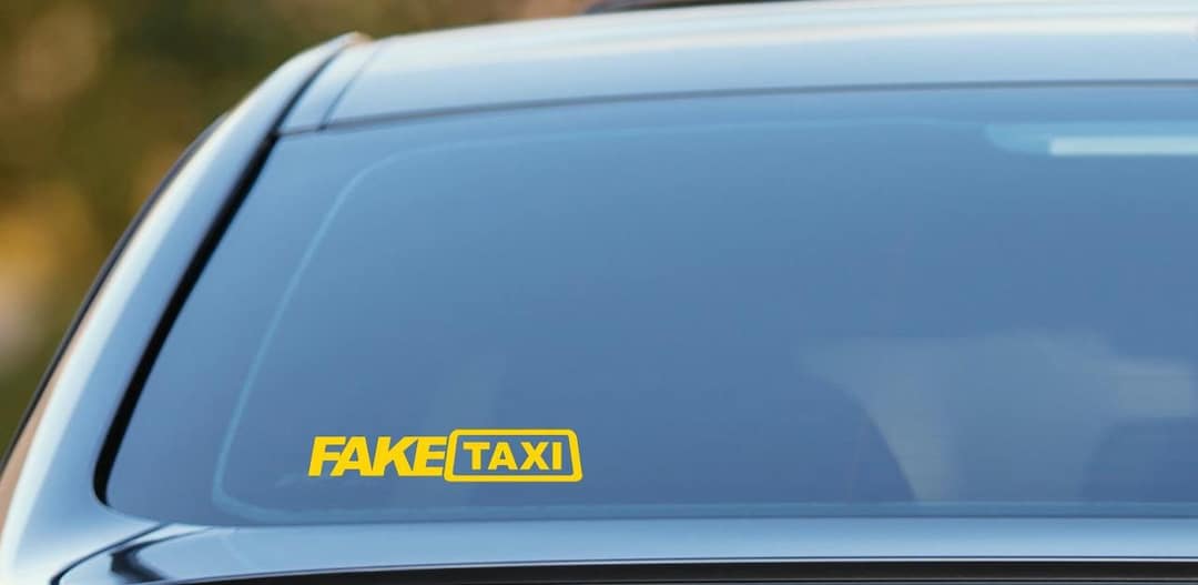 Fake Taxi X2 Car Sticker Vinyl Decal - Etsy