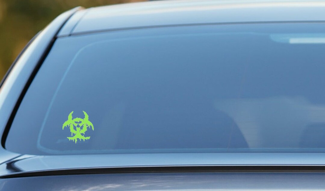 Biohazard Sign Car Sticker, Laptop Decal, Gaming Sticker - Etsy