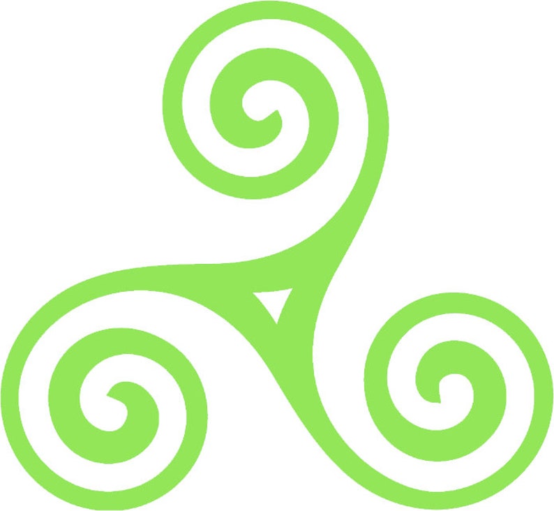 Celtic Triskele Symbol, Triskelion, Irish, Ancient European, Car ...