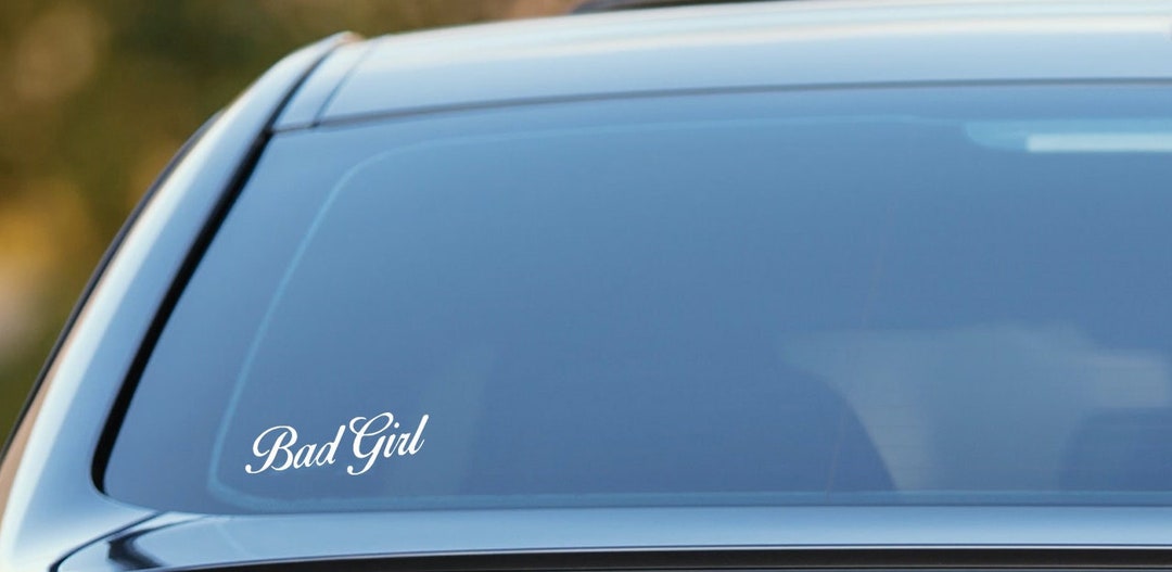 Bad Girl Car Sticker, Gift for Girl Drivers, Vinyl Decal - Etsy