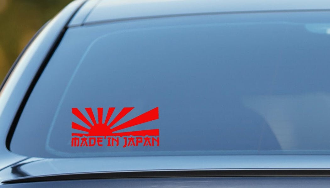 Made in Japan Vinyl Decal, JDM, Modified and Import Cars - Etsy