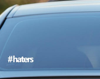 F Haters Vinyl Decal Sticker Car JDM - Etsy