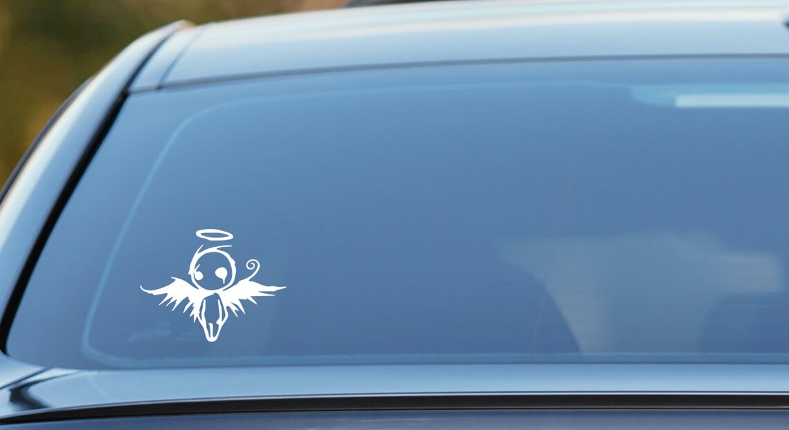 Gothic Fallen Angel Sticker, Vinyl Decal - Etsy